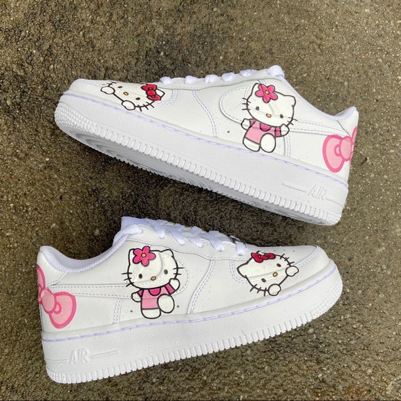 Nike | Shoes | Custom Hello Kitty Air Force S | Poshmark
